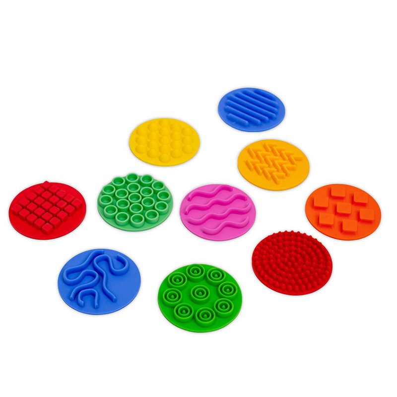 Sensoriniai diskai 10 cm, 10 vnt. | Meda